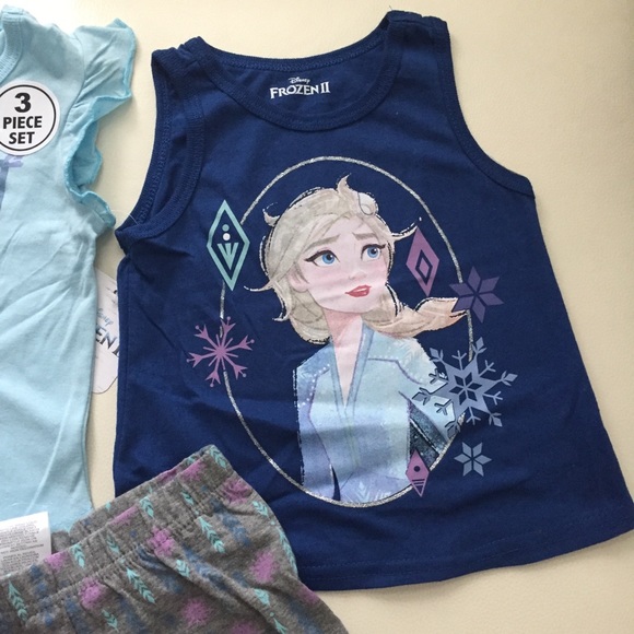 Disney | Matching Sets | Disney Frozen Elsa Anna Cute Shorts Set | Poshmark